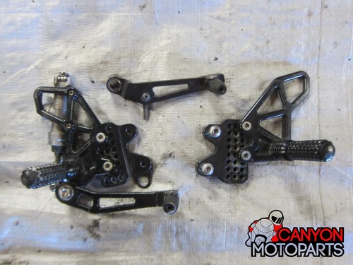 09-16 Suzuki GSXR 1000 Vortex Adjustable Rearsets Foot Pegs | eBay