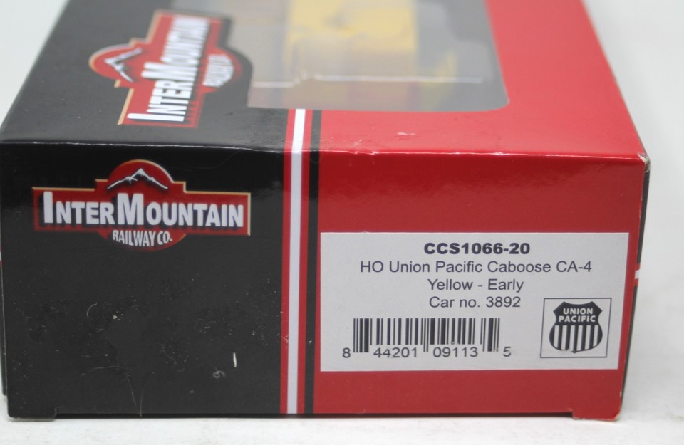 Intermountain - Union Pacific Caboose CA-4 Yellow Early - Car No. 3892 ...