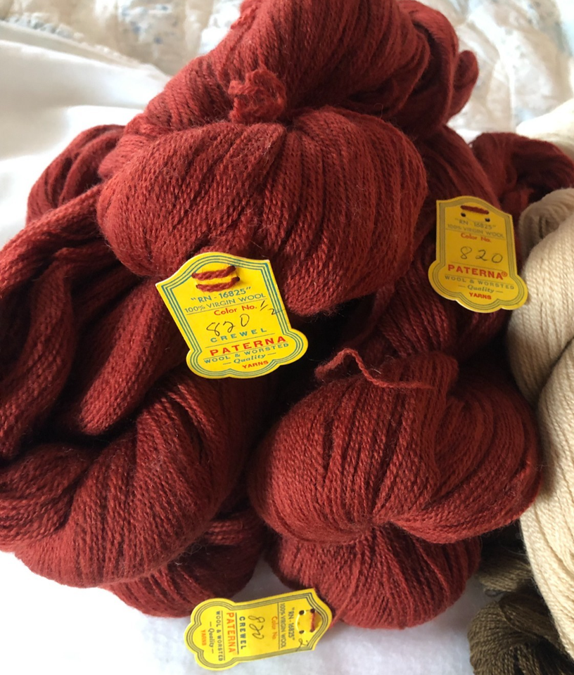 Paterna 100% Virgin Wool & Worst Yarn RN-16825 Vintage NEW-sold per lot ...