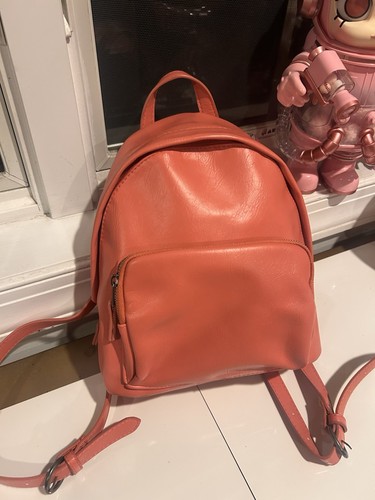 Universal Threads Pink Backpack Faux Leather Adjustable Straps -11 ...