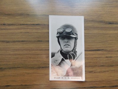 Lambert &Butler 1926 Who's Who in Sport #10 Major Segrave Road Racing ...