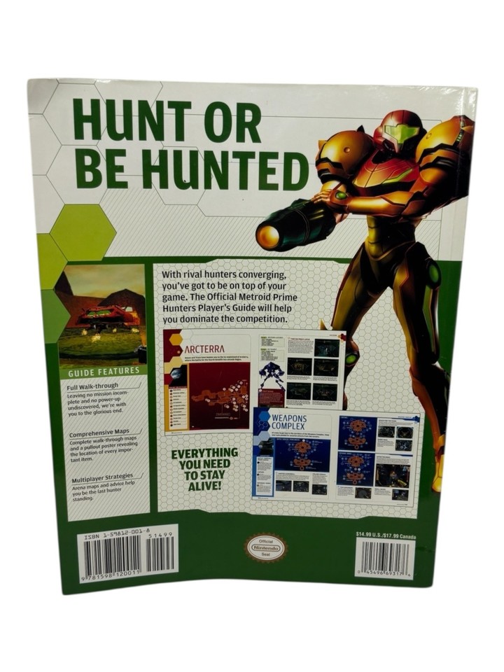 Official Nintendo DS Metroid Prime Hunters Player's Guide | eBay