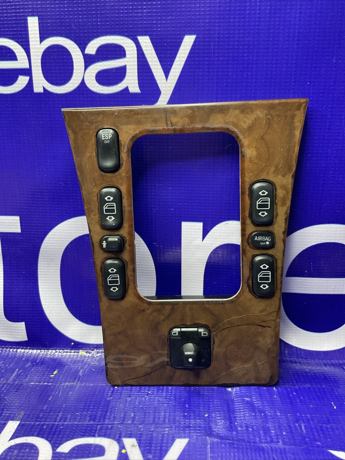 96-02 Mercedes W210 E320 E430 Center Console Shifter Trim Bezel ...