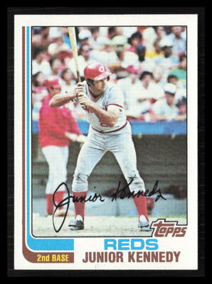 Junior Kennedy 1982 Topps #723 Cincinnati Reds | eBay