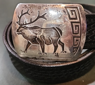 Rosco Scott Navajo Sterling Silver Belt Buckle | eBay