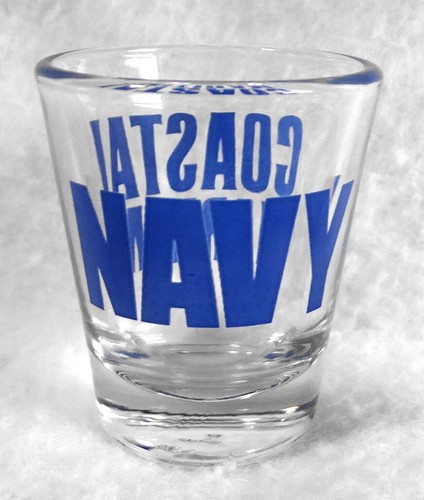 Navy Coastal Maritime Shot Glass Libbey Shooter 2-3/8" Jigger | eBay
