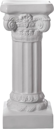 Decorative Modern Fiberglass White Plinth Roman Style Column for ...