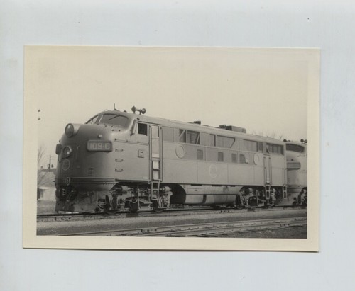 Vintage Chicago Great Western Railroad Diesel Engine 109-C at UNK Photo ...