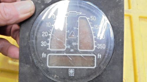 VINTAGE MARINE VDO Depth Gauge 4.75 .75" BEZEL 3 7/8" HOLE SIZE for ...