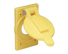 Marinco 7420CR Yellow Weatherproof Outlet Box Cover with Lift Lid for ...