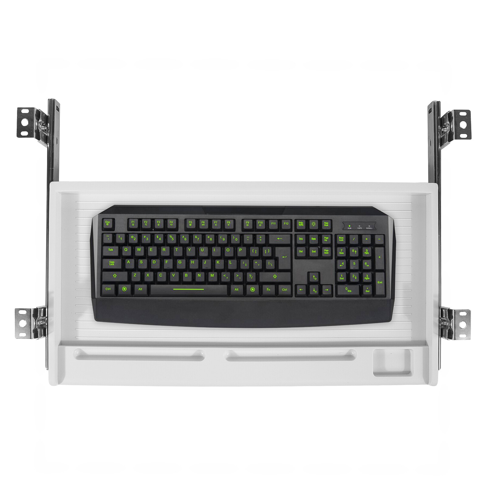 Undermount Sliding Keyboard Drawer Pull Out Keyboard Tray w/ Silent ...