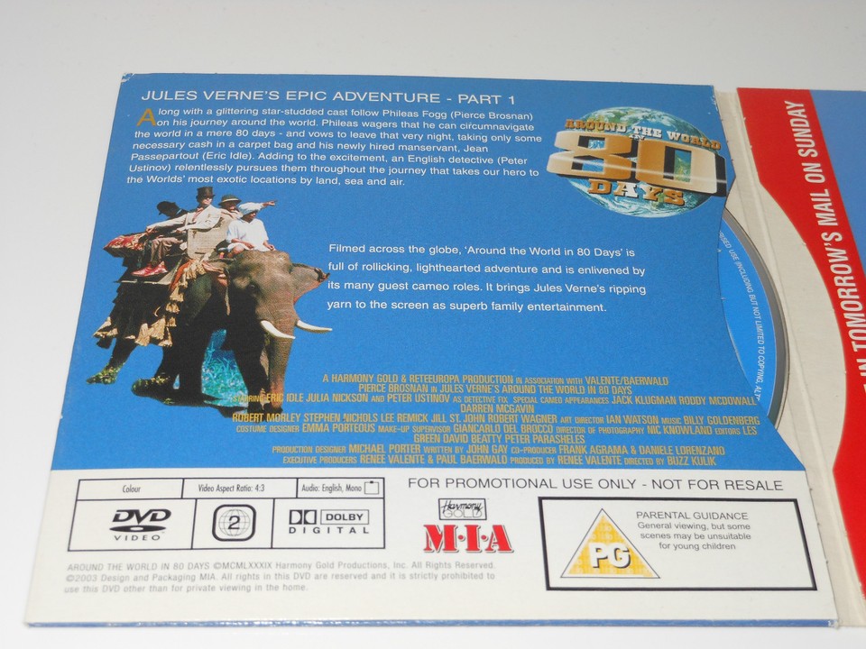 Daily Mail DVD - Around The World in 80 Days - Disc 1 Only - starring ...