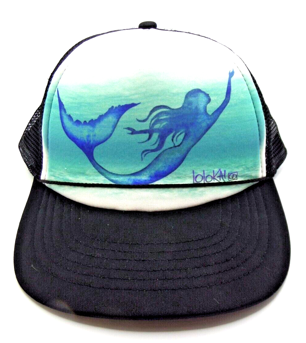 Vintage LoLoKai Mermaid Trucker Double Snapback Hat by KC One Size Fits ...