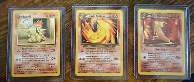 Dark Typhlosion + Evolution Set 10/105 Neo Destiny Holo Rare Pokemon ...