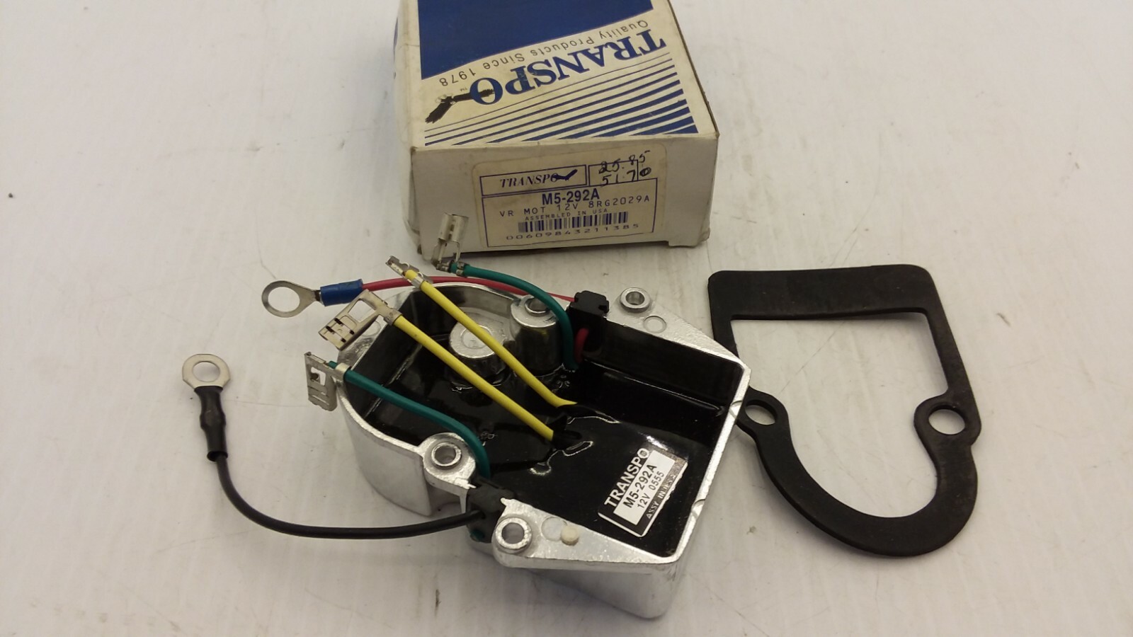 TRANSPO M5-292A VOLTAGE REGULATOR 12V FOR LEECE-NEVILLE/MOTOROLA NIB ...