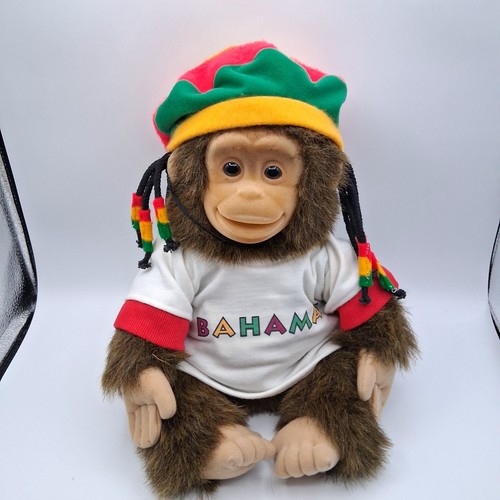 Vintage Rastafari Jamaican Hosung Plush Monkey Hand Puppet Shirt ...