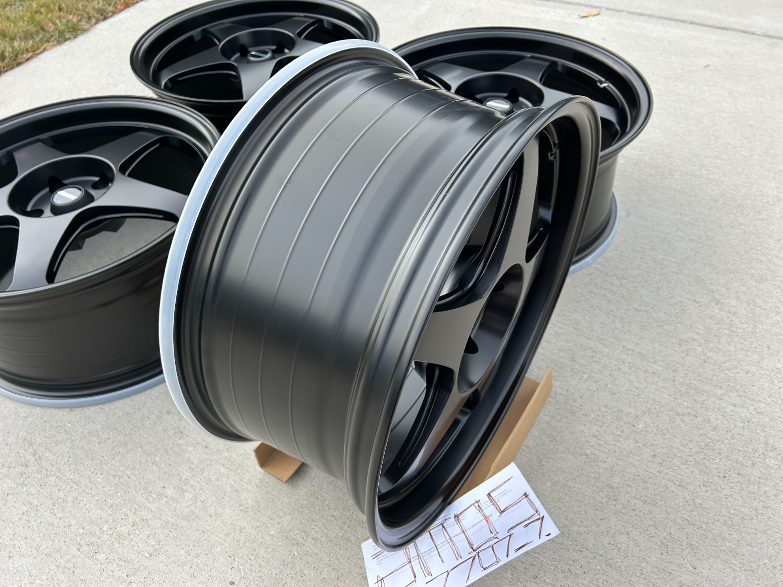 Regamaster REPS SET OF 4 18x8.5J ET35 5x112 Satin Black FLOW FORMED | eBay