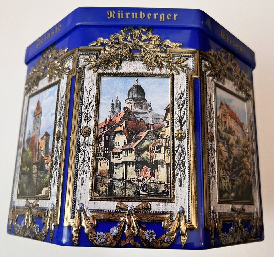Gottfried Wicklein Covered Tin Lebkuchen Nurnberger Octagon From ...
