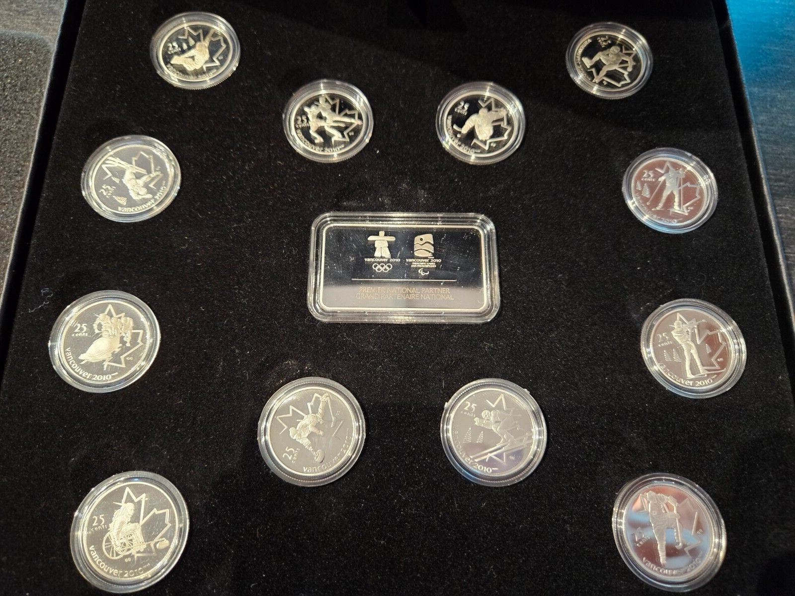 Vancouver 2010 Olympic Winter Games Sterling Silver Circulation Coin ...