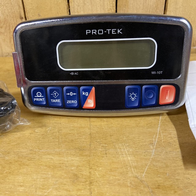 PRO-TEK PROTEK WI-10T FLOOR SCALE DIGITAL DISPLAY HEAD PLP-5/5 5000/ ...