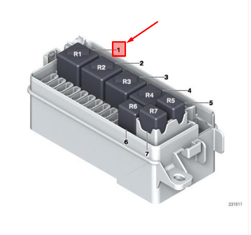 NEW MINI R50 FUEL/WIPER MULTI PURPOSE RELAY NO CONTACT 61366977982 OEM ...