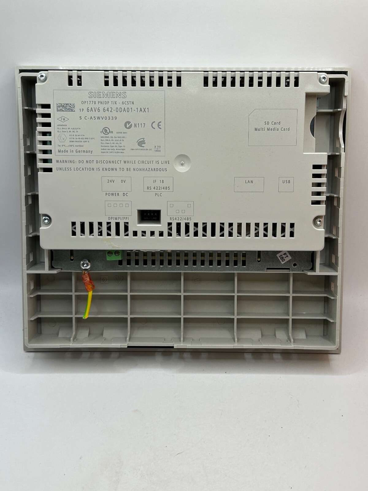 SIEMENS Simatic Touch Panel OP177B 6AV6 642-0DA01-1AX1 6AV6642-0DA01 ...