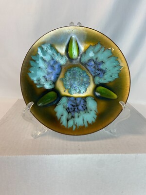 Edward Star 1960s Enamel Copper Plate Signed | eBay