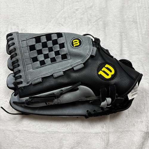Wilson A360 LHT 14 Inch Slowpitch Softball Glove Mitt A03LS15 Gray Left ...