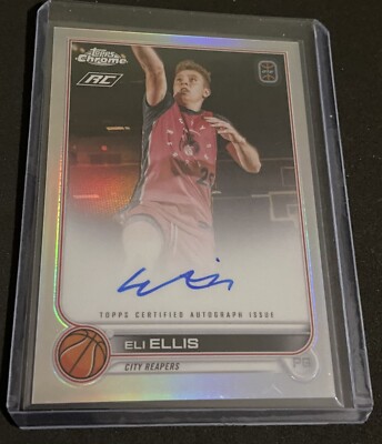 2022-2023 Topps Chrome Overtime Elite OTE Eli Ellis Auto | eBay