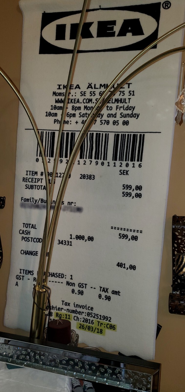 Virgil Abloh x IKEA MARKERAD "RECEIPT" Rug 201x89 CM NEW | eBay