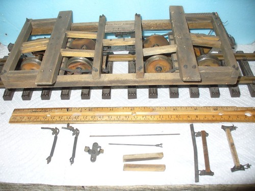 CUSTOM BUILT G-Scale 'Wood & Metal LOG CAR #2'-Metal Wheels-IN FOR ...