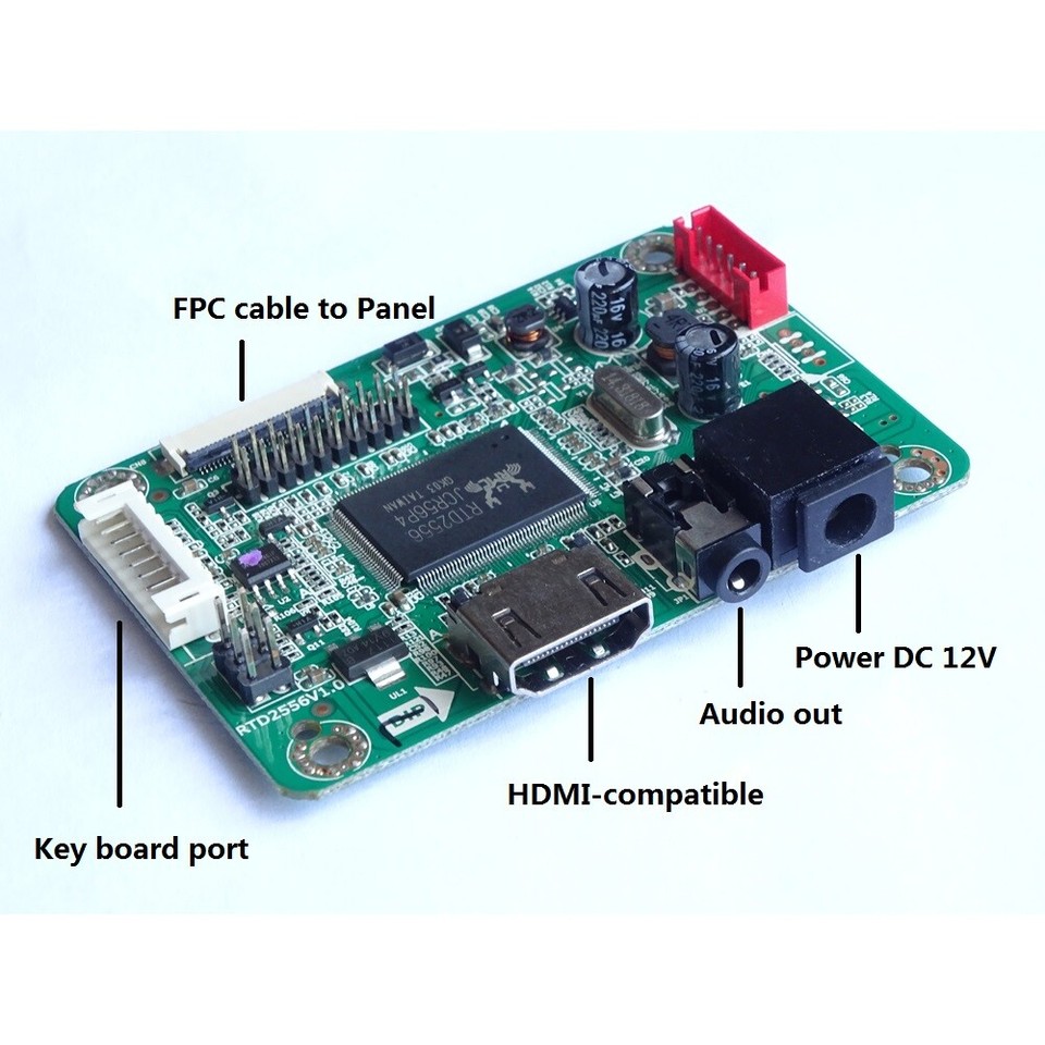 for B156XTN07.0 B156XTN07.1 1366x768 HDMI EDP Controller board kit LED ...