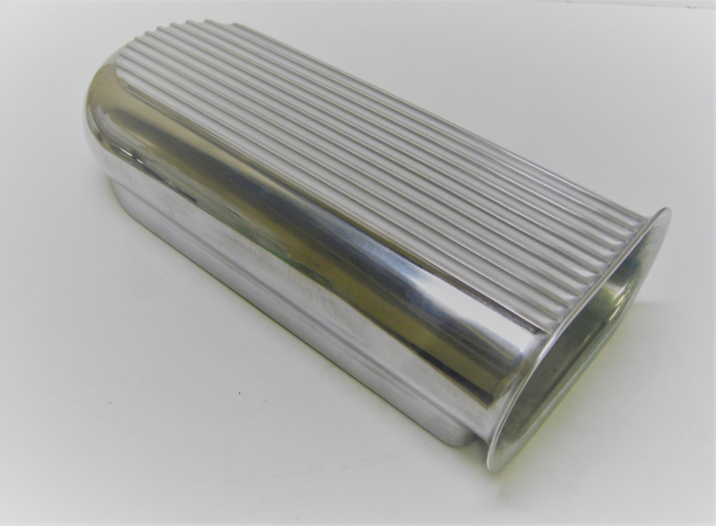 Dual 4 Barrel Carb Aluminum Hood Scoop Air Cleaner 20" Long Hot Street ...