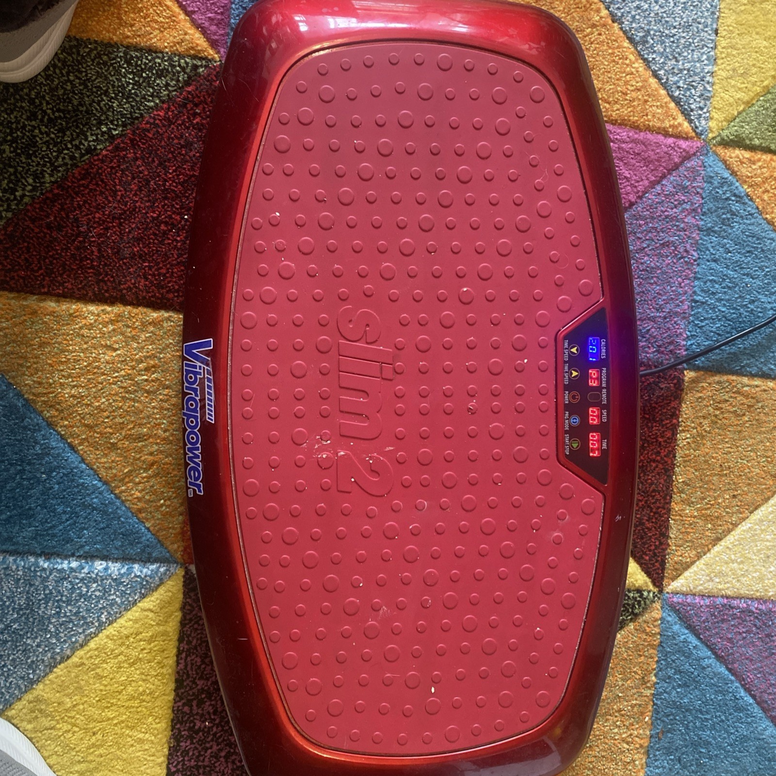 Vibrapower Slim 3 Power Vibration Plate - Red TESTED | eBay UK