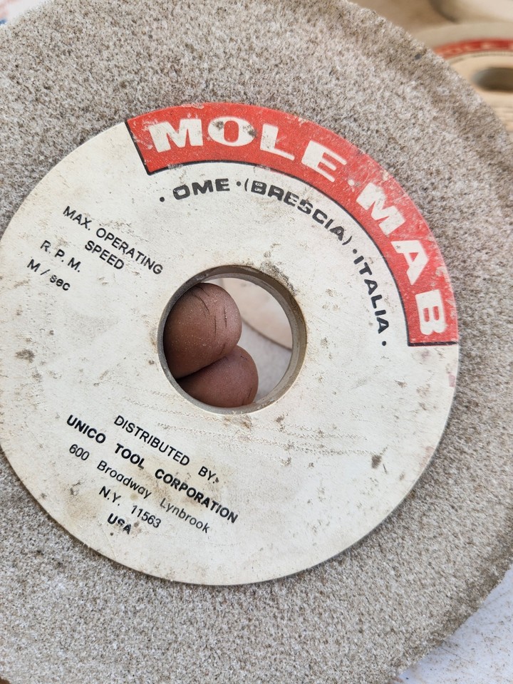 LOT OF 7 MOLE-MAB Abrasive White Grinding Wheel | eBay