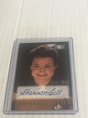 1999 Skybox Star Trek TNG Season 7 Shannon Fill As Sito Jaxa Auto | eBay