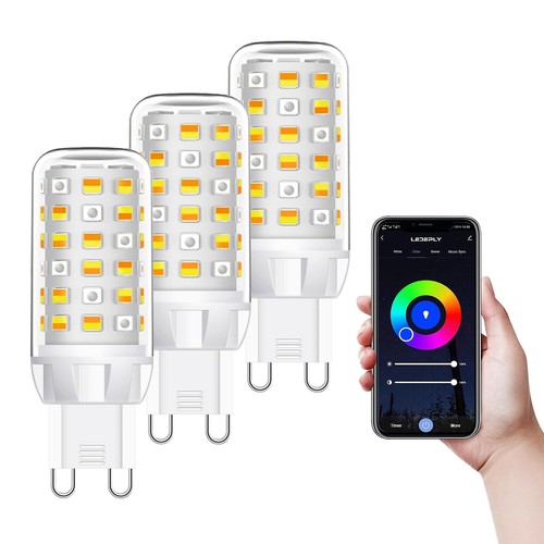 WiFi G9 Smart Bulb, LED Light Bulb, 3.5W=40W, Compatible with Alexa ...
