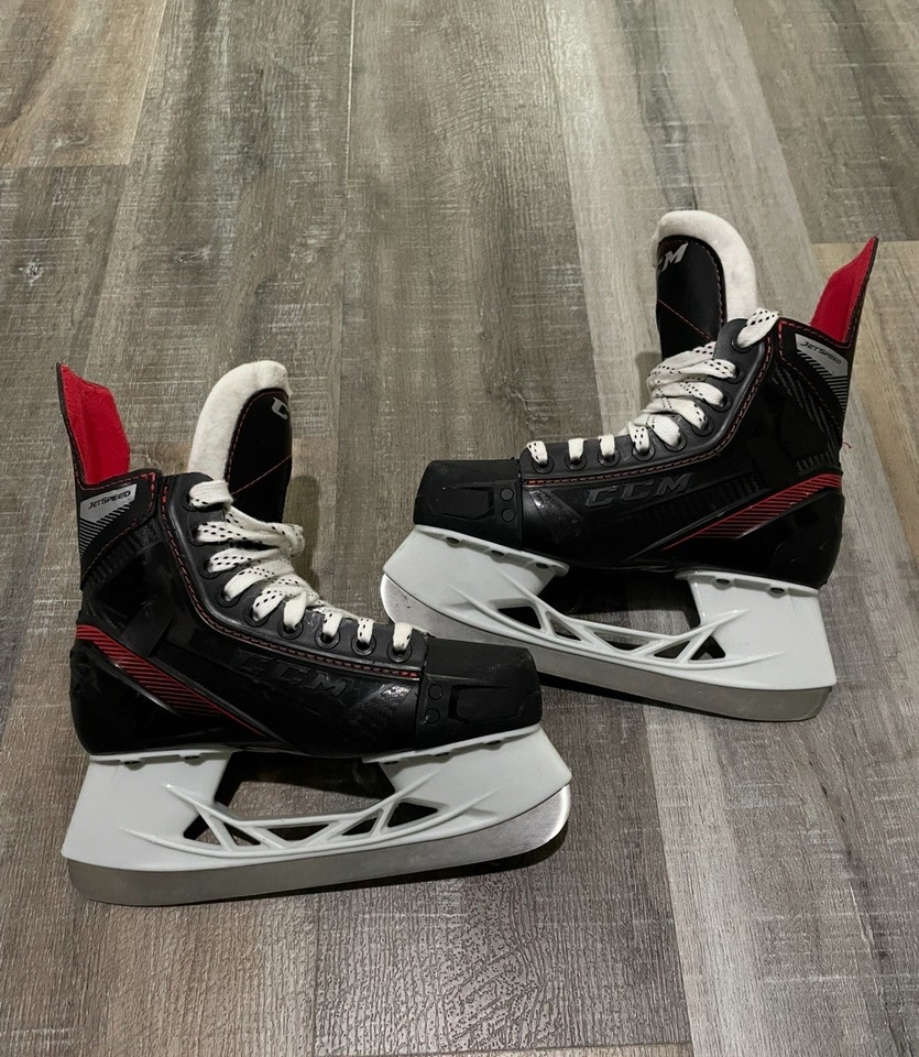 CCM Junior Jetspeed FT455 Ice Hockey Skates US Size 3 | eBay