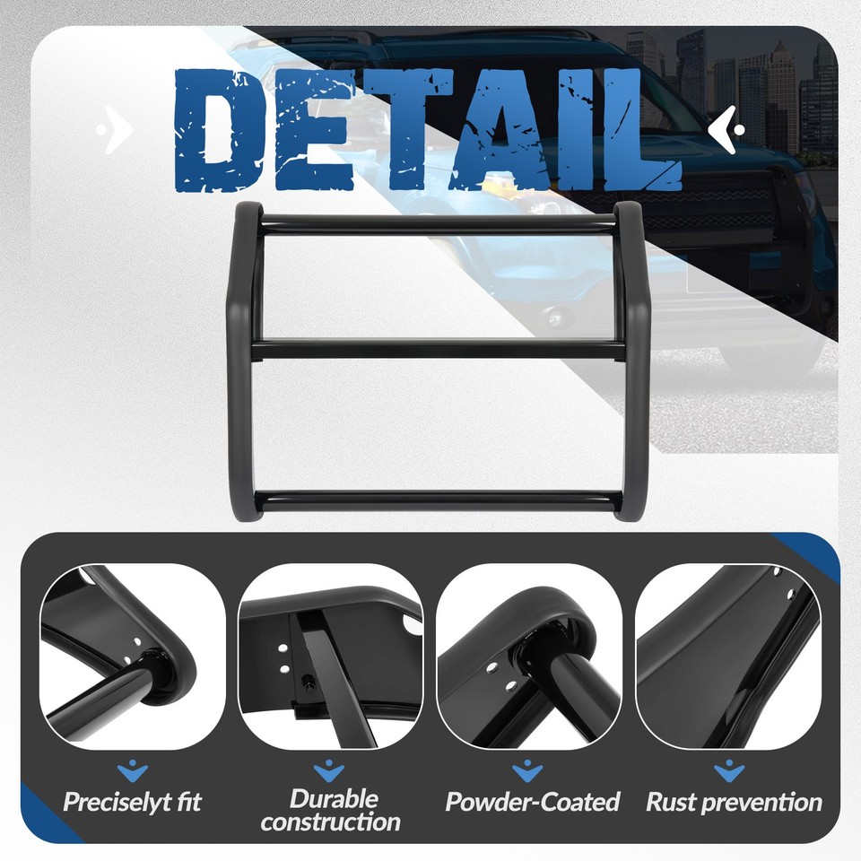 Bull Bar Front Grille Brush Push Bumper Guard Steel For Ford Explorer ...