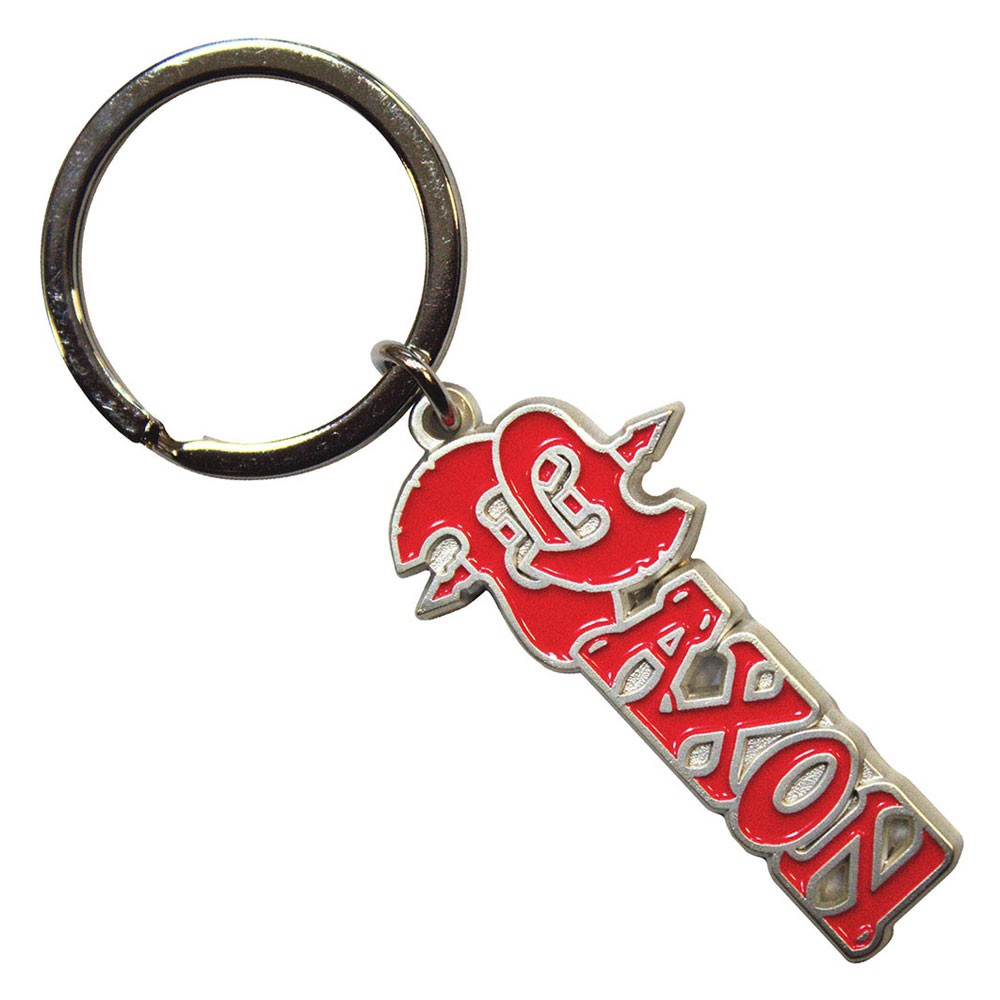 Saxon Red Band Logo Keyring Keychain One Size | eBay UK