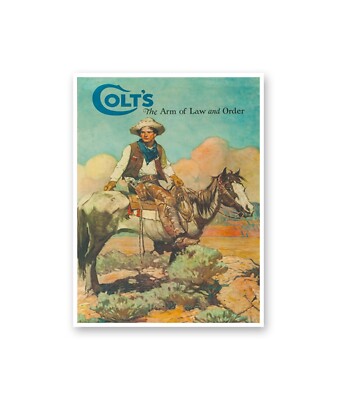 Colt Firearms Poster Vintage Sports Art Western Print Decor 12x16" H46 ...