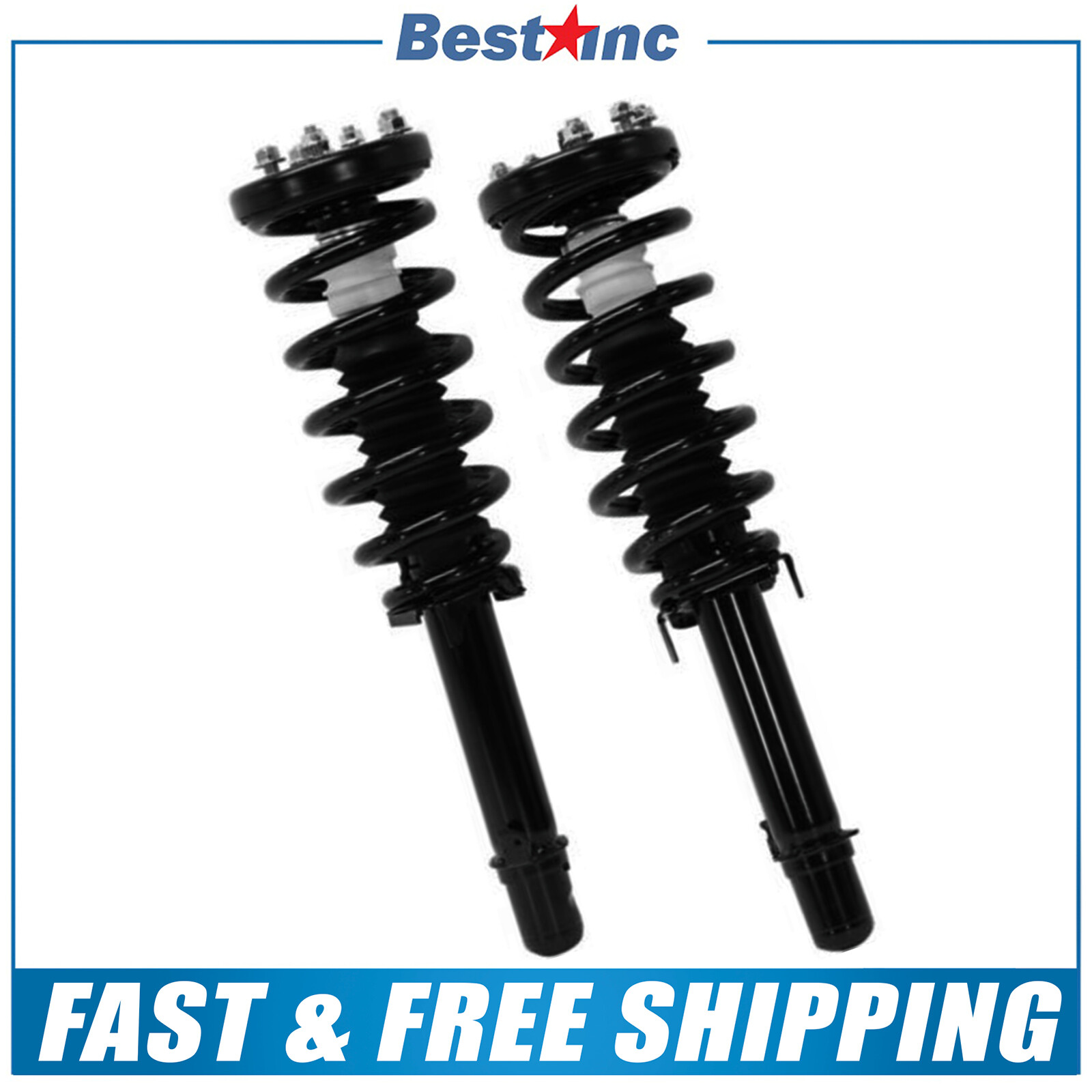 Front Pair L&R (2) Complete Struts Assembly for 2009 2010 2011 2012 ...