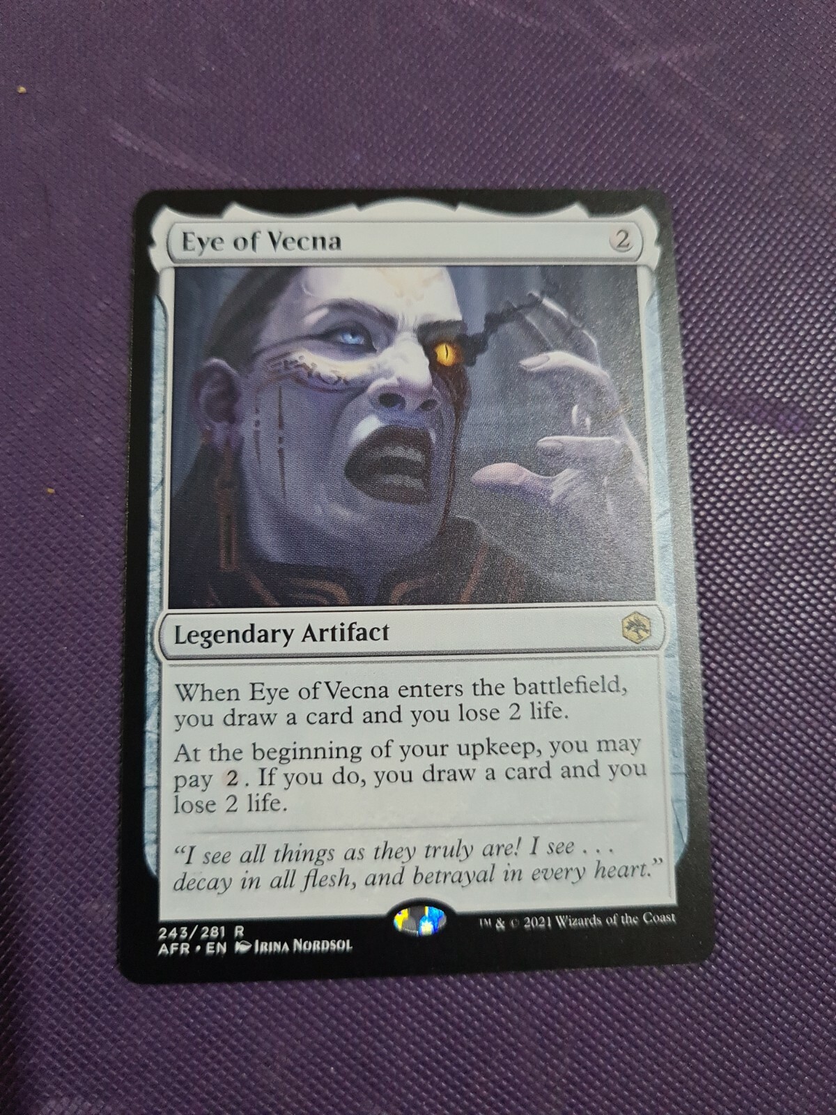 Eye of Vecna - Adventures in the Forgotten Realms - MTG - Pack Fresh | eBay