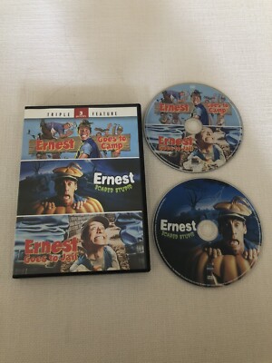 Ernest Goes to Camp/Ernest Scared Stupid/Ernest Goes to Jail (DVD, 2011 ...