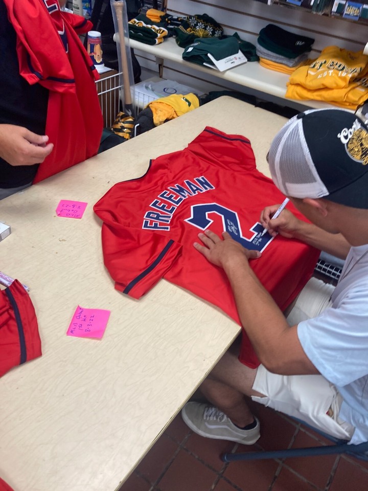 Tyler Freeman Cleveland Indians Signed Custom Style Blue Jersey | eBay