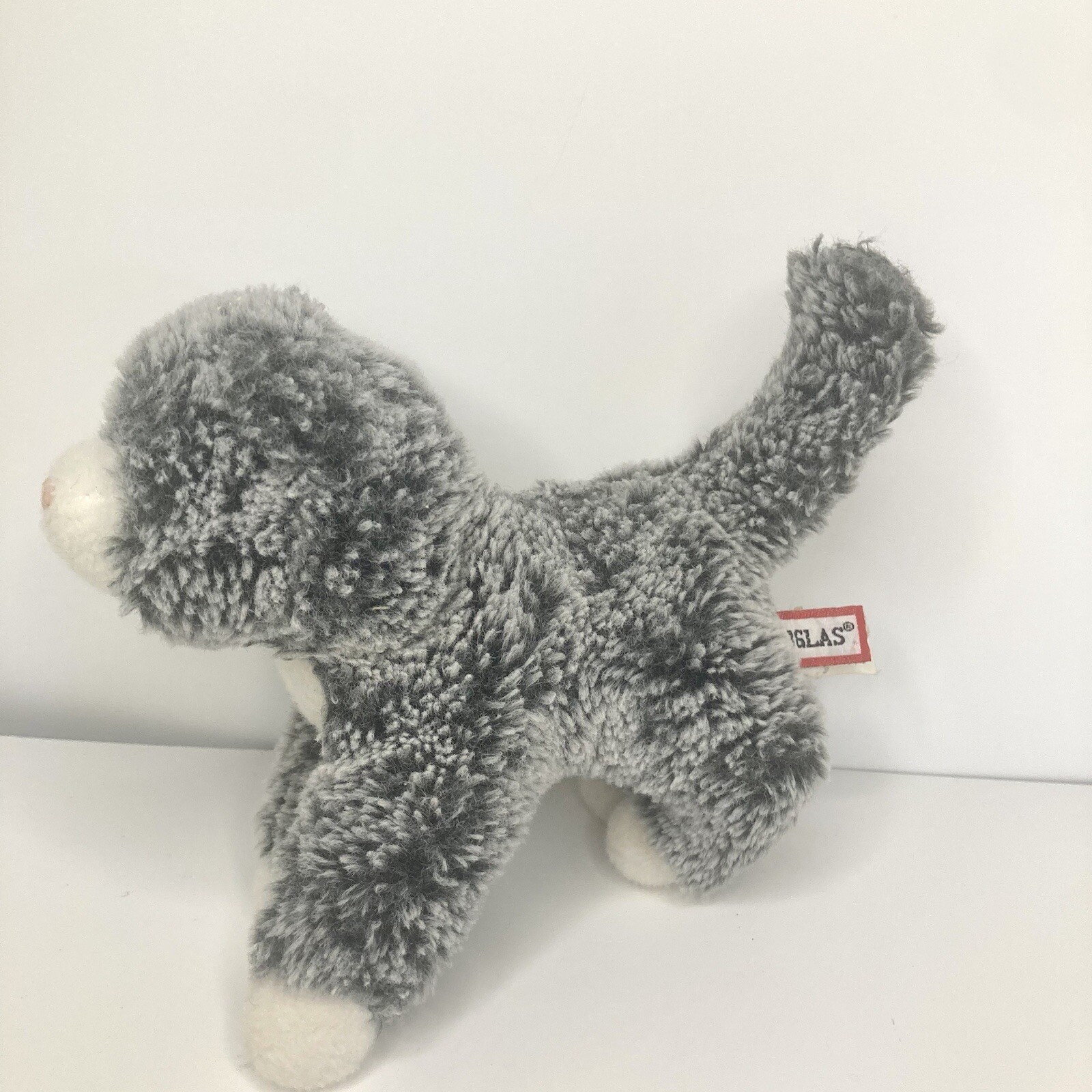 Douglas Cuddle Kitty Cat Gray White Shaggy Scatter Plush Stuffed ...