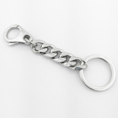 Stainless Steel KeyRing Mens Biker Rock Punk Keychain 5N010KCA DIY ...