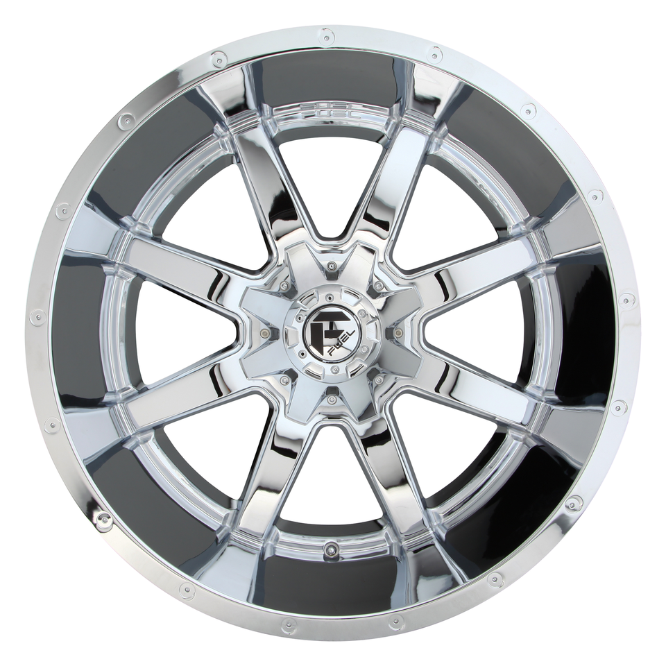 Set 4 Fuel D536 Maverick 20x9 6x120 6x5.5 Chrome Plated Wheels 20" 19mm ...