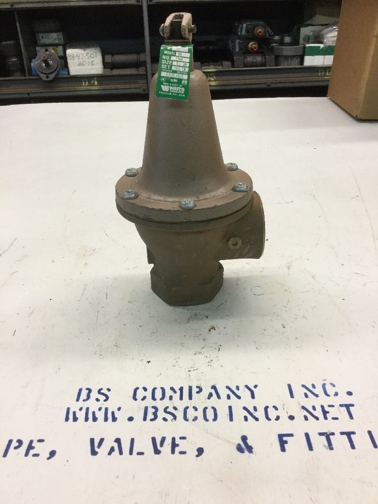 Watts Safety Relief Valve 1 1/2" Model M 174A Set @ 150lbs | eBay