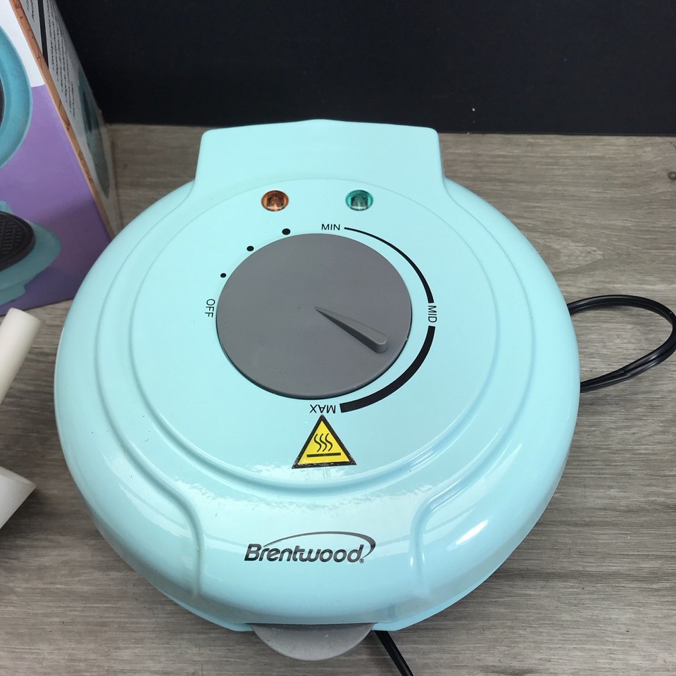 Brentwood Just For Fun 7" Waffle Cone Maker Seaform Blue New Ice Cream ...